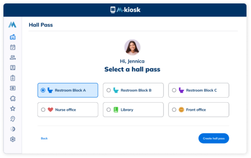 Digital Hall Pass for All Schools: No 1:1 Devices Needed - Minga